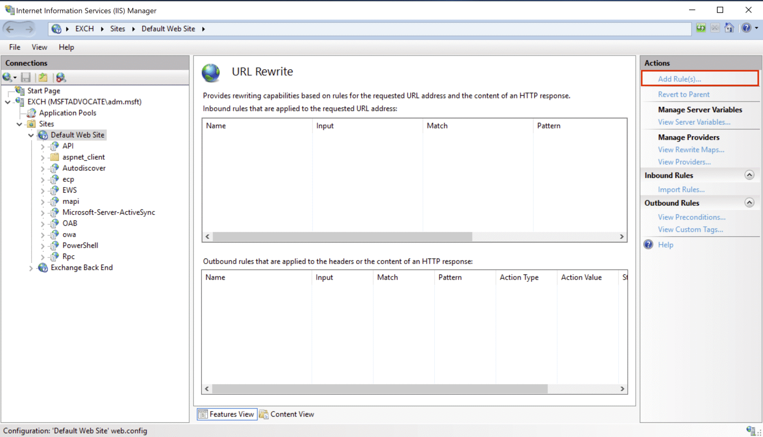 Microsoft Exchange Client Access Server Information Disclosure - Msft Advocate