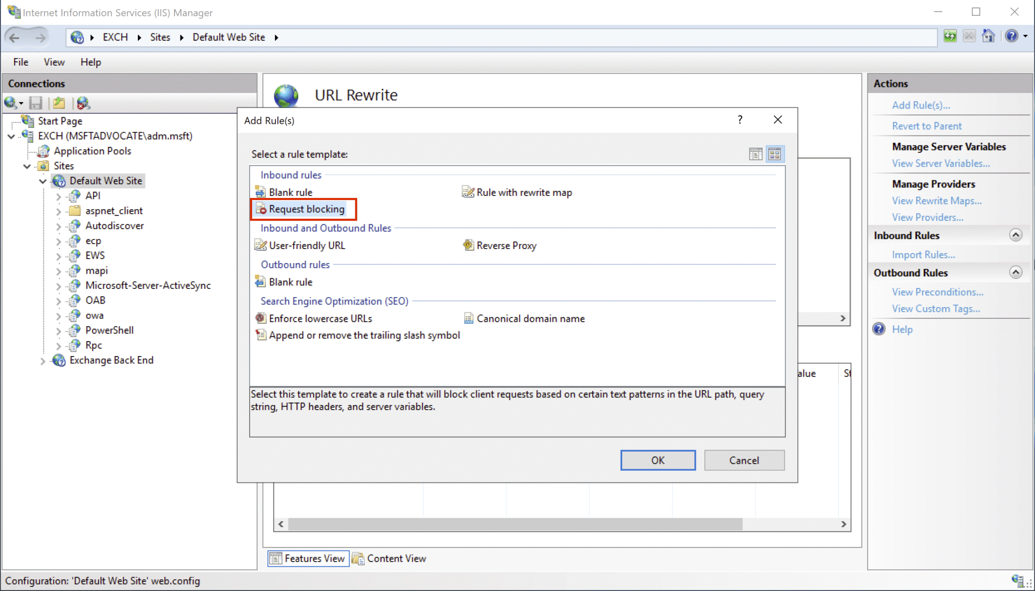 Microsoft Exchange Client Access Server Information Disclosure - Msft Advocate